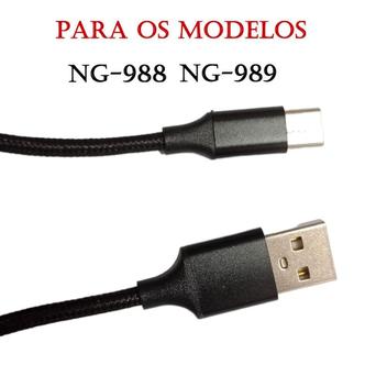 Cabo Usb Carregamento Tipo C Shaver Wmark 988 989 Maquina - Barbearia ...