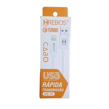 Cabo Usb Hrebos Turbo Rápida Transmissão Hs-79 - Cabo USB - Magazine Luiza
