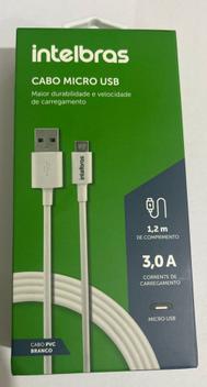 Cabo Usb Micro Usb 1,2m em Pvc Euab 12pb Intelbras - USB-C - Magazine Luiza