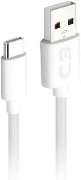 Cabo USB TIPO C 1M Branco - Compatível com Android e IOS sistema Faster ...