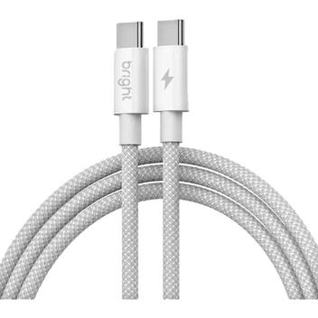 Cabo Usb Tipo- C 3.0A 1M. Branco - Bright - Cabo USB - Magazine Luiza
