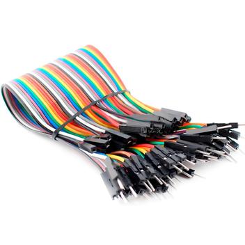 Cabo Wire Jumper 20cm 40 Fios Macho-Fêmea Protoboard Arduino ...