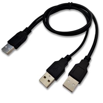 Cabo Y 1 Usb Macho X 2 Usb Macho Para Case Hd Externo 2.0 - MXT - Adaptador USB - Magazine Luiza