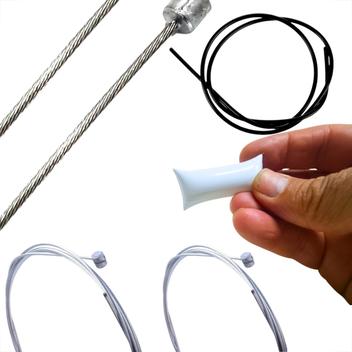 Cabos + Conduites C/ Teflon P/ Freio E Marcha Completos Bike Vaselina ...