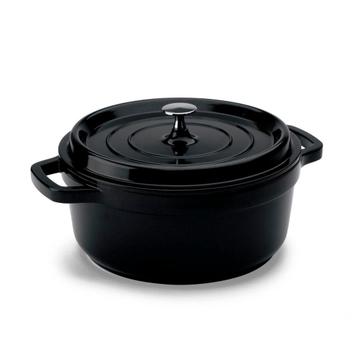 Caçarola Studio Antiaderente Cerâmico c/ tampa 2,4L Preta - Hercules ...