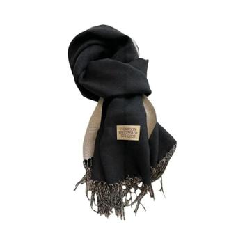 Cachecol de Caxemira Dupla Face - Pashmina Quente para Inverno - Xale ...