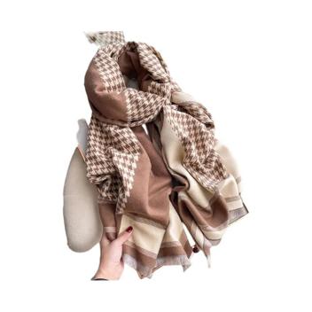 Cachecol De Pashmina De Caxemira Luxuoso 2024 Macio E Quente Dupla Face ...