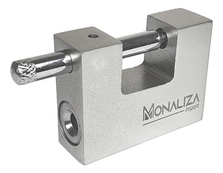 Cadeado Alta Segurança Latão 60mm Inviolável C/ 4 Chaves - MONALIZA ...