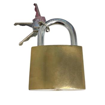 Cadeado Com 3 Chaves Para Portões De Segurança Proteção 63mm Antifurto ...