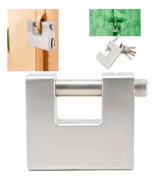 Cadeado Grande 70mm Barra Tranversal Blindado E Anti Furto - NI ...