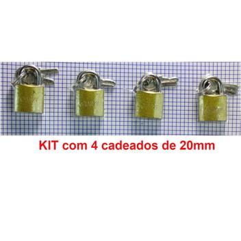 Cadeado - Kit com 4 - WebStore - Cadeados - Magazine Luiza