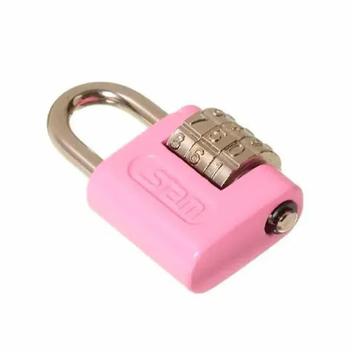 Cadeado Segredo 25MM Rosa Stam - Cadeados - Magazine Luiza