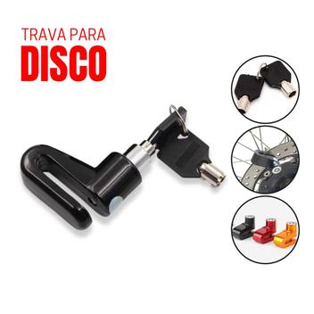 Cadeado Trava Para Disco Freio Moto Antifurto Universal - ECOM - Cadeados - Magazine Luiza