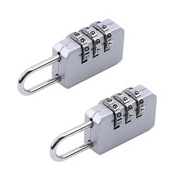 Cadeados Coloridos Com Código de combinação Número kit Com 2 - Prime ...