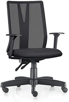 Cadeira Addit Presidente Ergonomica Sem Apoio Crepe Preto - Frisokar ...