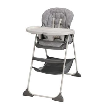 Cadeira de Alimentação Infantil Graco Slim Snacker Cinza - Cadeira de ...