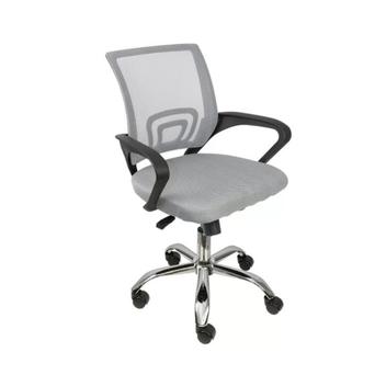 Cadeira de Escritório Oficial Begônia Tela Mesh Cinza - Oficial Webshop ...