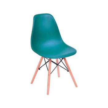 Cadeira Eiffel Azul Petróleo Com Pés De Madeira 1102 - Or design ...