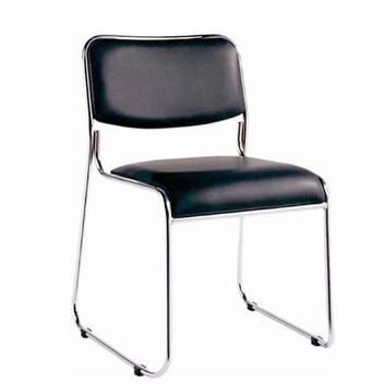 Cadeira Fixa de Escritório Estofada Preto - Jordânia - Cadeira Fixa ...