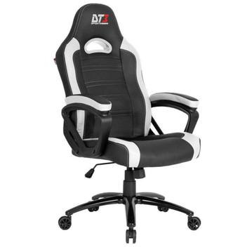 Cadeira Gamer DT3sports GTX (White, até 120kg, encosto e braços fixos ...