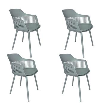 Cadeira Marcela 140PP Quantidade:4Cor:CINZA - Atacadeiras - Móveis de ...