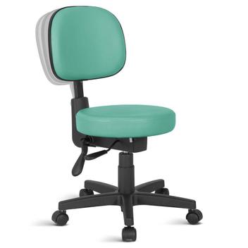 Cadeira Mocho Ergonômica Estética Secretária Rce Bege - Alphaflex ...