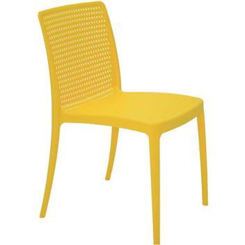 Cadeira Tramontina Isabelle Em Polipropileno E Fibra De Vidro Amarelo ...