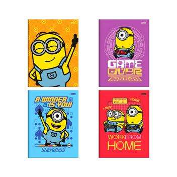 Caderno Brochura Escolar 80 Folhas Premium Minions - Foroni - Caderno ...