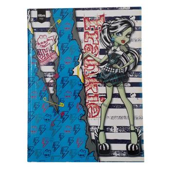 Caderno Brochurão (20cm x 27,5cm) Capa Dura 48 Folhas Monster High ...