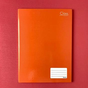 Caderno Brochurão Class Laranja 96Fls Capa Dura - Foroni - Caderno ...