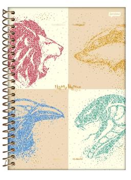 Caderno Colegial Harry Potter Espiral Capa Dura 80 Folhas 1 Matéria ...