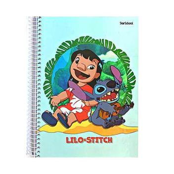 Caderno Espiral Capa Dura Stitch 80 Folhas Starschool - Caderno ...