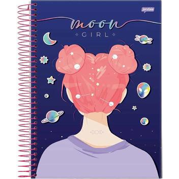 Caderno Espiral Universitario 15 Materias 300 Folhas It Girl Feminino ...