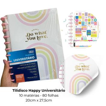 Caderno Tilidisco Capa Dura Universitário 160 Folhas Tilibra - TILIBRA ...