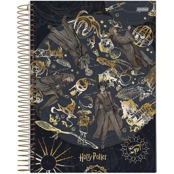 Caderno universitário 15 matérias 300 folhas Harry Potter Jandaia ...