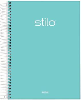 Caderno Universitário Espiral Stilo Verde Capa Dura 80 Fls - JANDAIA ...