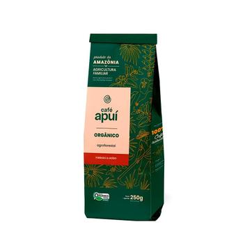 Café Apuí Agroflorestal Torrado e Moído Orgânico - 250g - Café ...