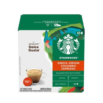 Café em Cápsulas Expresso Colômbia Dolce Gusto Nescafé Starbucks 55g ...