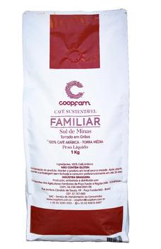 Café Familiar Sustentável Torrado Em Grãos Coopfam 1Kg - Café ...
