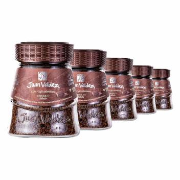 Café Juan Valdez Solúvel Colombiano Chocolate 5 Potes De 95G - Café ...