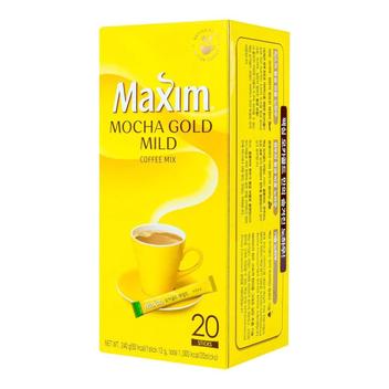 Café Solúvel Coffee Maxim Coreano Mocha Gold 20 Sachês 240G - Café - Magazine Luiza