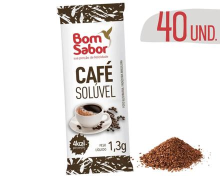 Café Solúvel Sachê Stick Bom Sabor 1,3g - 40 UNIDADES - Café - Magazine ...
