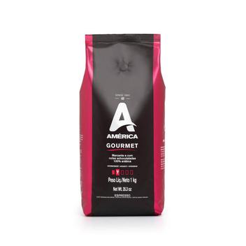 Café Torrado Em Grão América Gourmet 1kg - Café América - Café ...