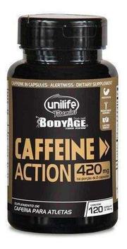 Caffeine Action Unilife 210mg 60 Cápsulas - Cafeína - Magazine Luiza