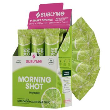 Caixa ( 14 saches 6g ) morning shot sublyme limão - imunidade ...