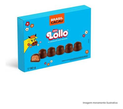 Caixa Bombom Marshmallow Lollo Lançamento Brasil Cacau 90g - Leite ...
