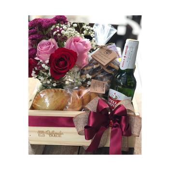 Caixa Box Cesta Presente Madeira Pinus Cru com Tampa de Correr MDF ...