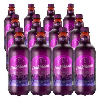 Caixa com 12 Chopp De Vinho Pink Moon 600ml - Bebidas - Magazine Luiza