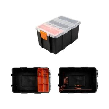 Caixa De Ferramentas Portátil De Plástico Com Múltiplas Divisórias Para Armazenamento De ...