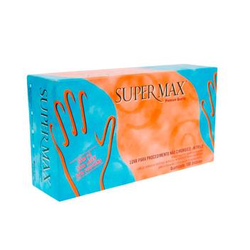 Caixa de Luvas Nitrílicas Supermax Azul - Tamanho G - Luvas ...